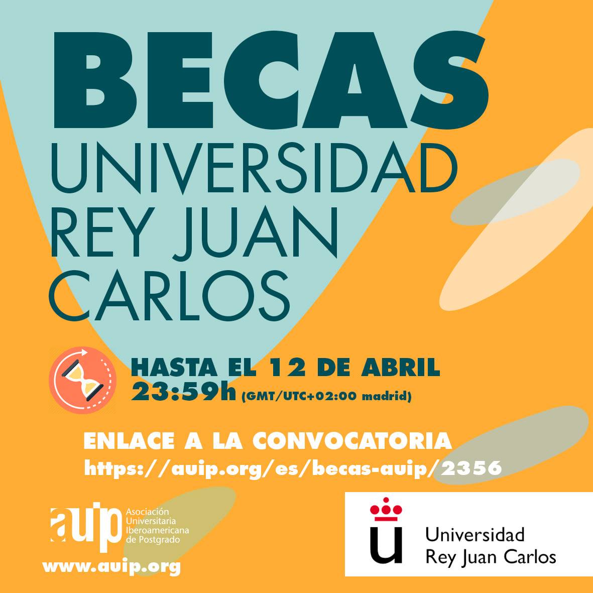 Becas para cursar Másteres Universitarios en la Universidad Rey Juan Carlos 2022 – INDES ...