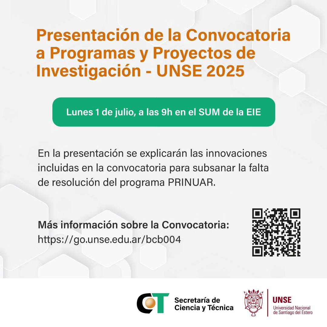 Presentación de la Convocatoria a Programas y Proyectos de ...